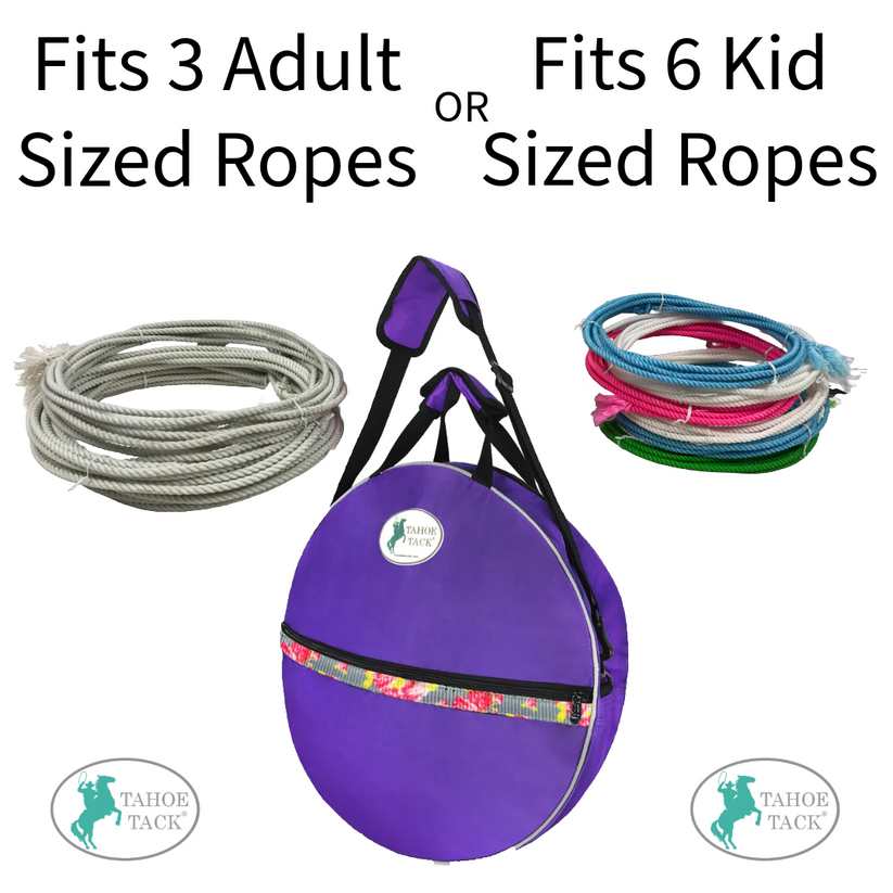 Horse and Calf Roping 3 Ropes Carry Bag Custom Designed with Reflectiv ...
