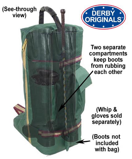Derby Originals 600D Nylon Padded Tall English Riding Boot Carry Bag ...