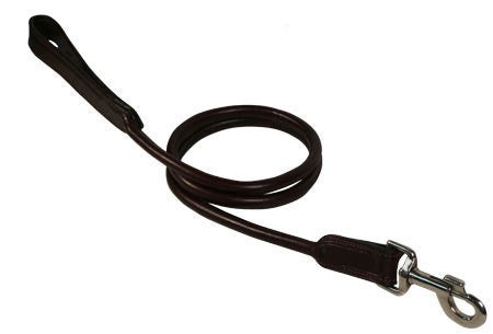CuteNfuzzy Rolled Leather Dog Leash with Padded Handle – Tack Wholesale