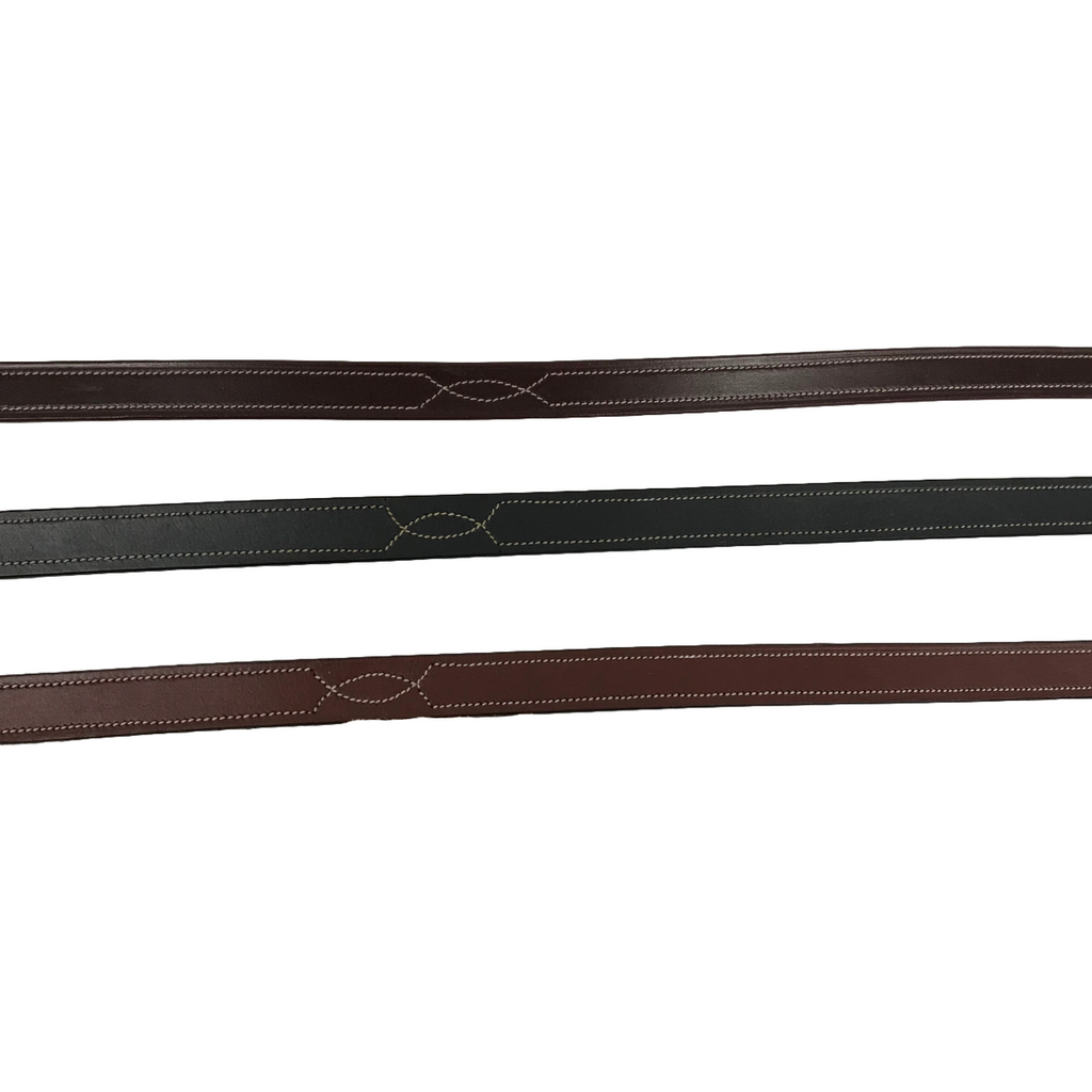 Paris Tack English Ladies Belt Fancy Stitch Flat – Tack Wholesale