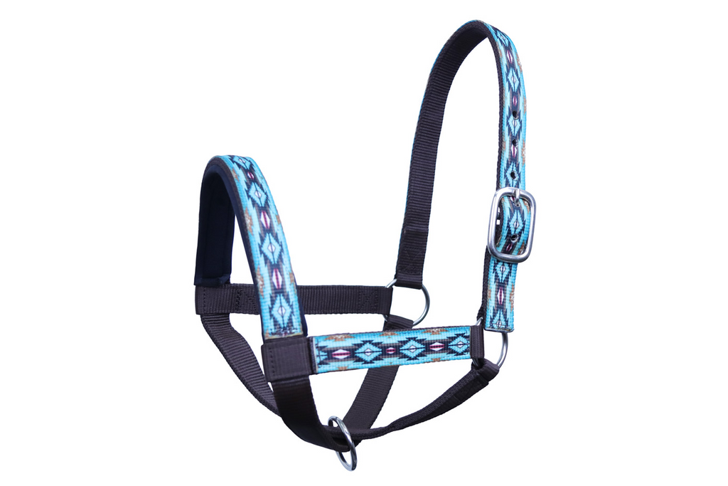 Derby Originals Patterned Double Layer Nylon Figure-8 Cattle Halters M ...