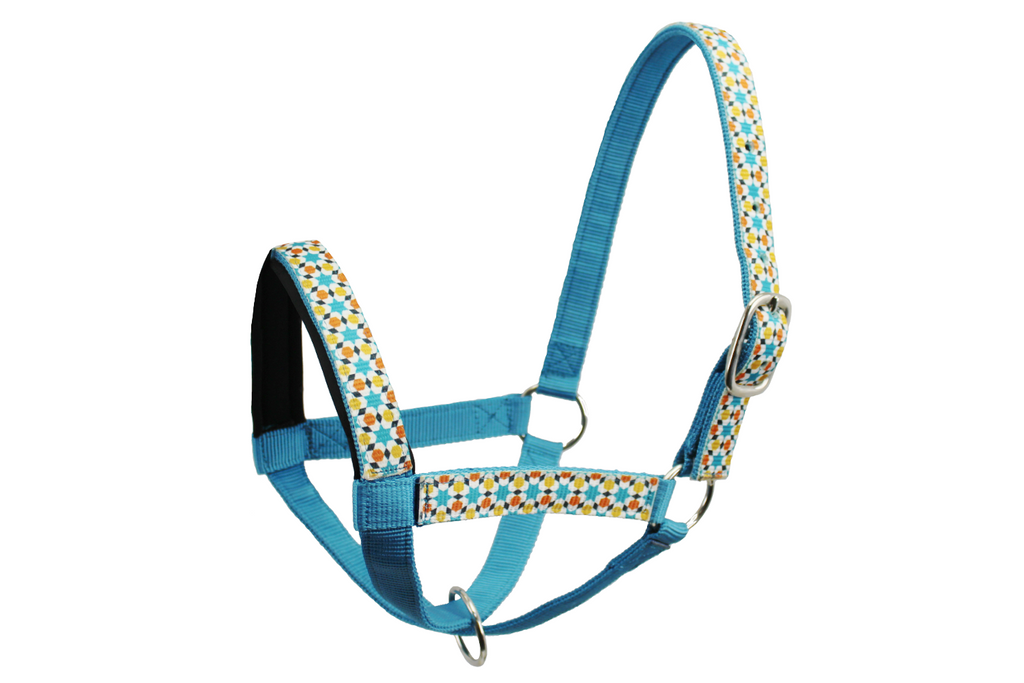 Derby Originals Patterned Double Layer Nylon Figure-8 Cattle Halters M ...