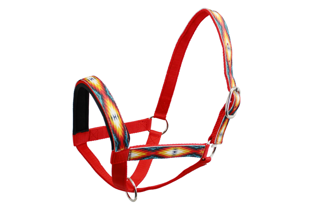 Derby Originals Patterned Double Layer Nylon Figure-8 Cattle Halters M ...