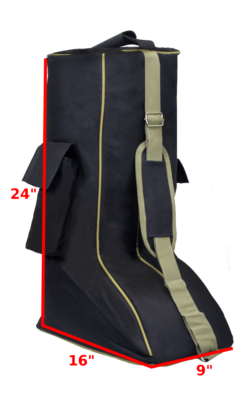 Derby Originals 600D Nylon Padded Tall English Riding Boot Carry Bag ...