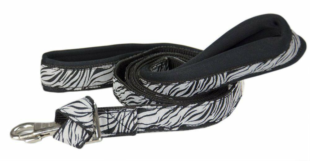 BARGAIN BIN Padded Double Handle Overlay Dog Leash Warranted Snap 1" X ...