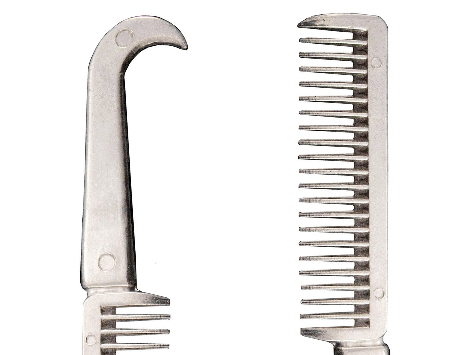 Tahoe Tack Lightweight Aluminum Horse Mane Pulling Comb and Hoof Pick ...