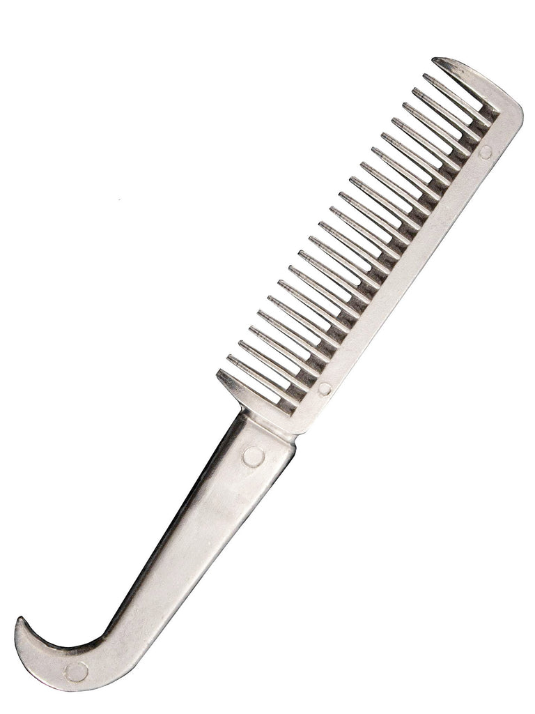 Tahoe Tack Lightweight Aluminum Horse Mane Pulling Comb and Hoof Pick ...