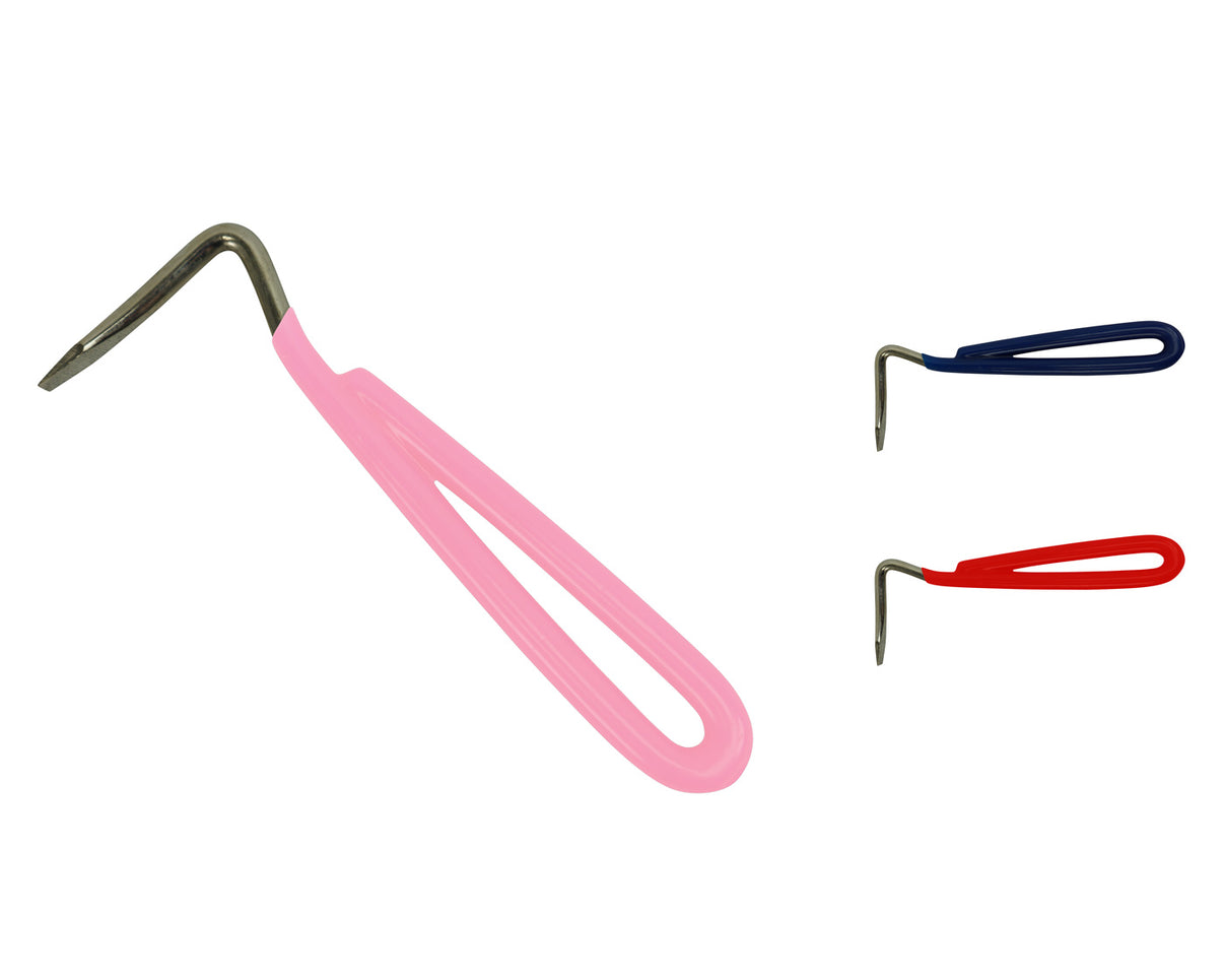 Derby Originals PVC Coated Steel Horse Hoof Pick Available in Three Co ...