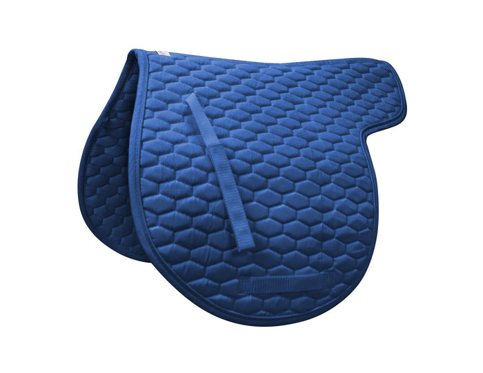 Blue English Saddle Pad